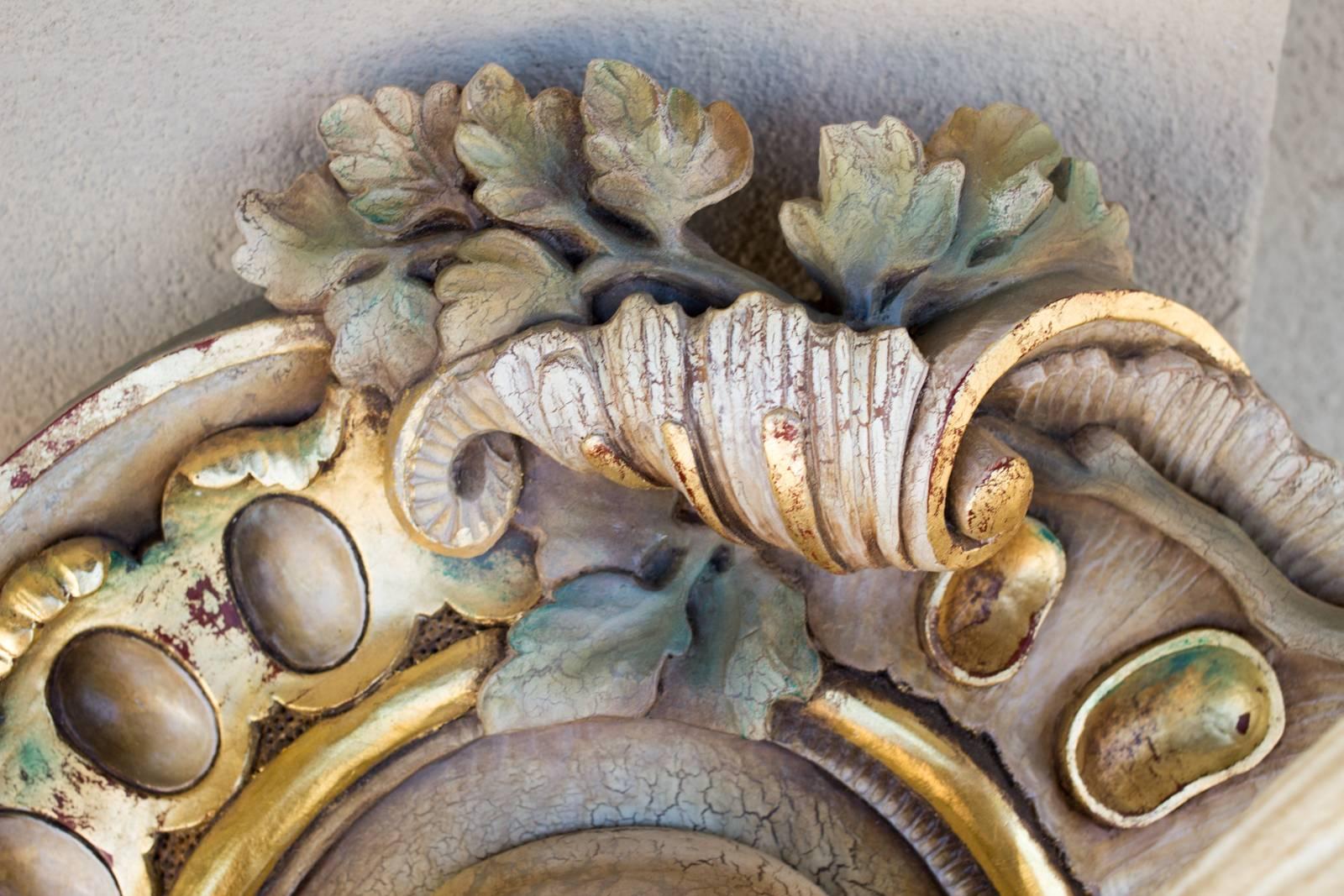 Bleached Habsburg Red Stag Antlers on Rococo Plaque with Kaiser and ...