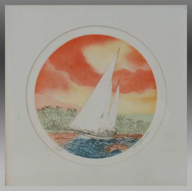 Vintage Lithograph, Paul Geygan, Numbered, Signed For Sale at 1stDibs ...