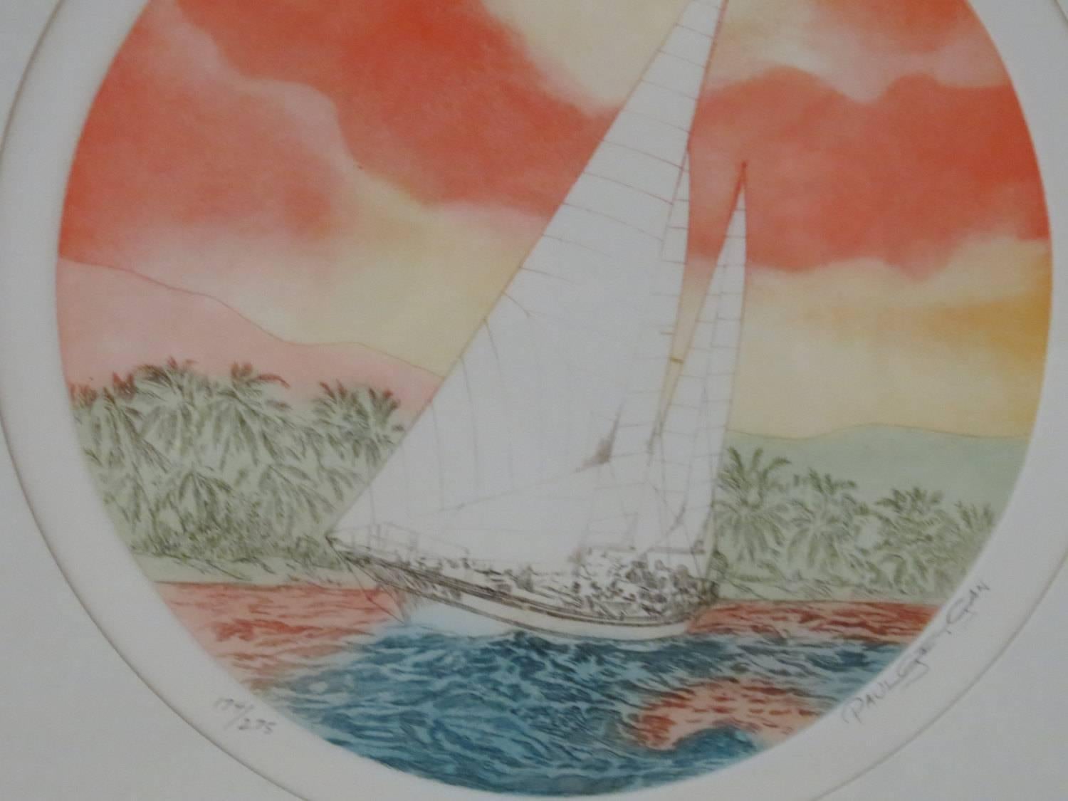 Vintage Lithograph, Paul Geygan, Numbered, Signed For Sale at 1stDibs ...