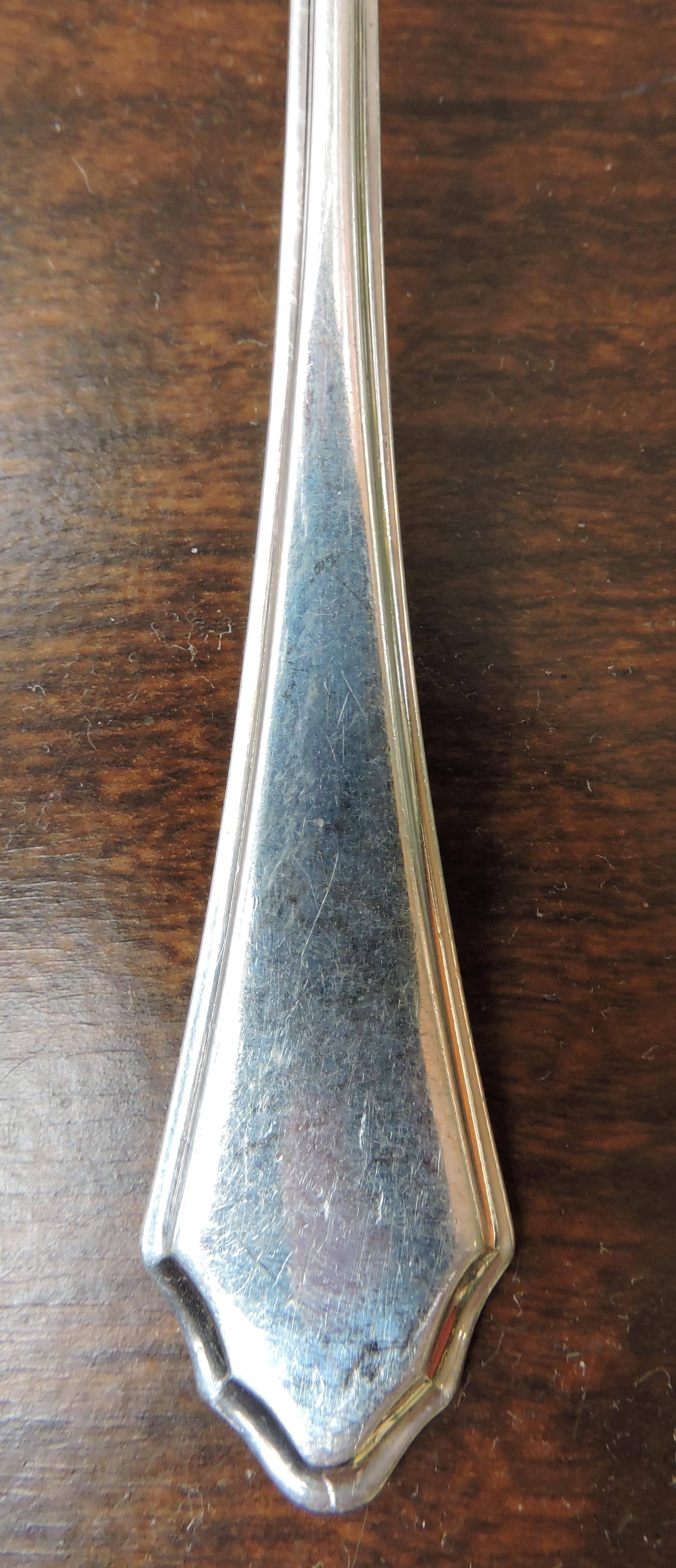 72 Piece Set of Mappin and Webb Sterling Silver Flatware "Pembroke ...