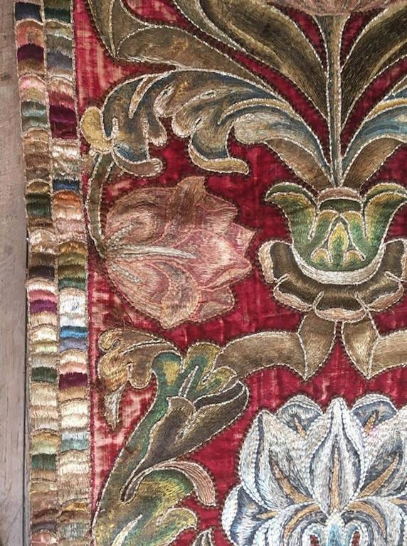 Pair of 17th Century Italian Applique Wall Hangings at 1stDibs