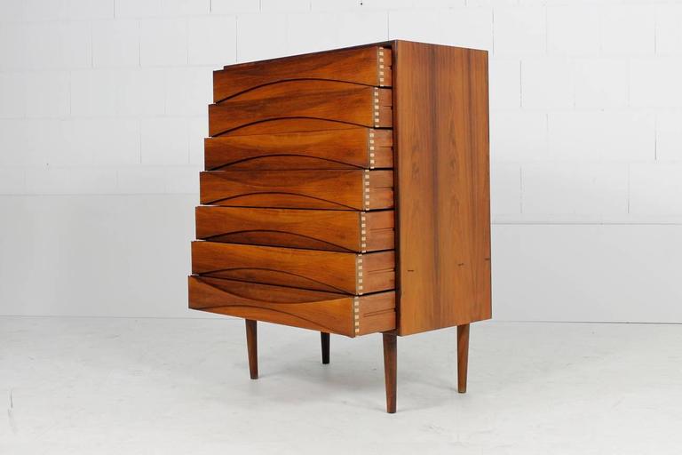 Very Rare 1960s Arne Vodder Rosewood Chest of Drawers for NC Mobler ...