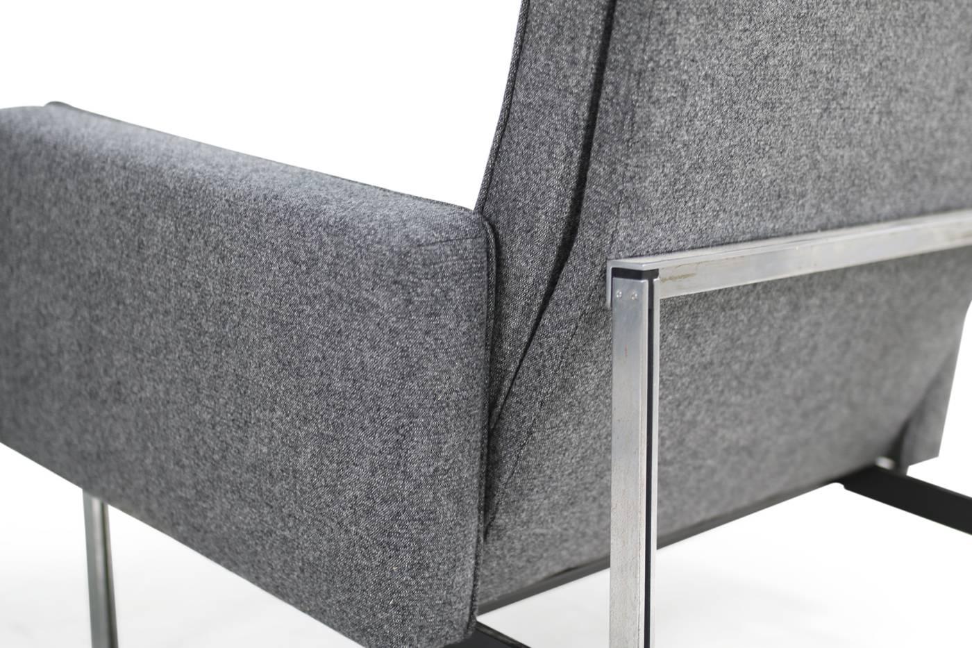 Pair of 1950s, Florence Knoll Parallel Bar Lounge Chairs "New ...