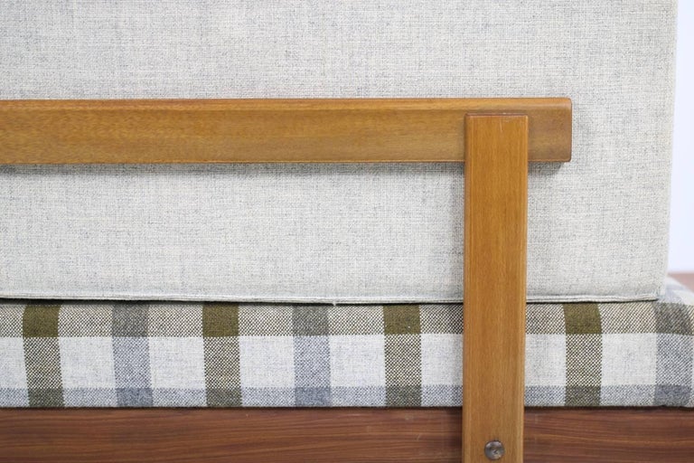 1950s Norwegian Teak and Beechwood Extendable Daybed Svane Møbler ...