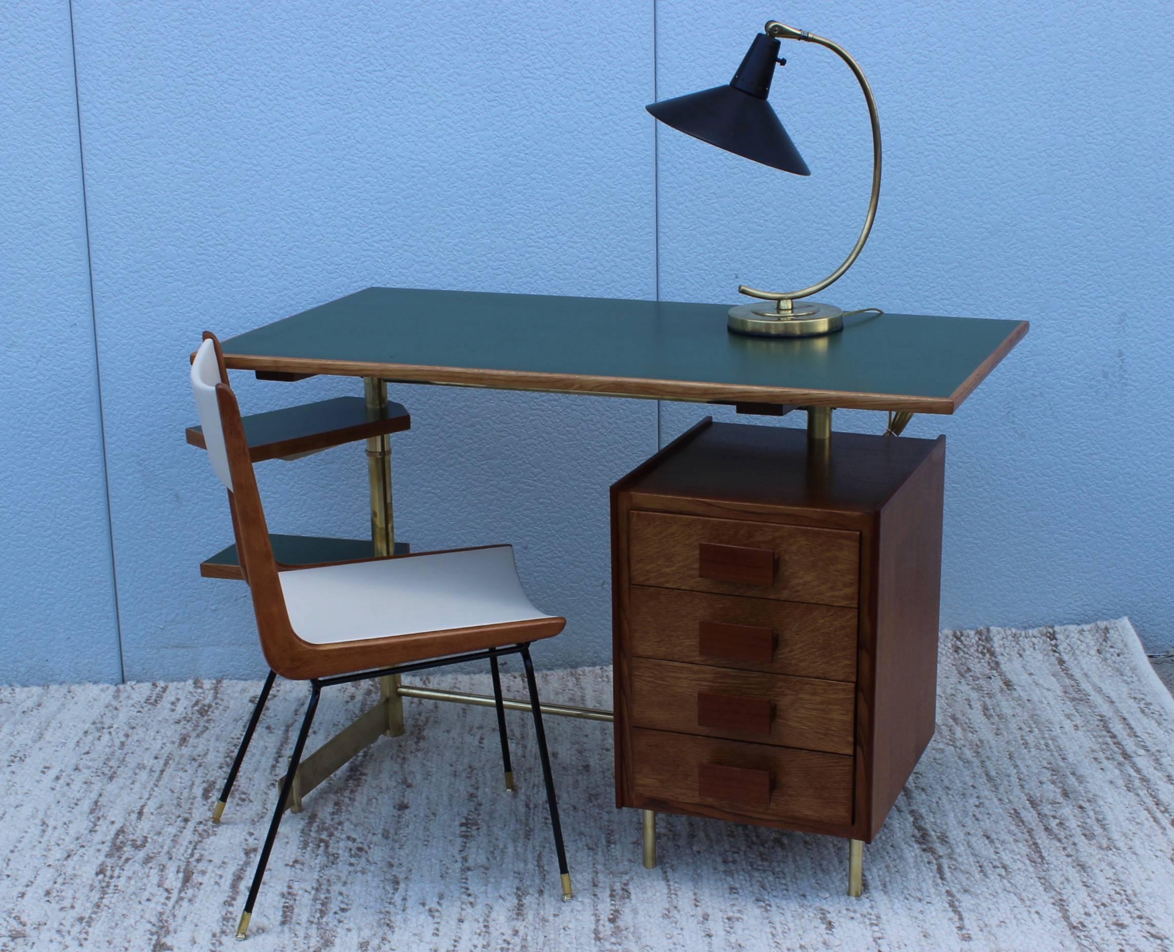 Osvaldo Borsani Style Modern Italian Desk at 1stDibs | modern italian desks