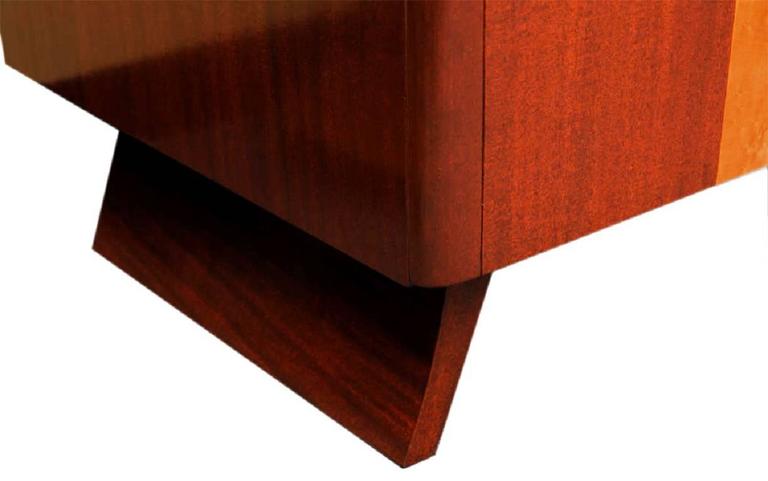 Birdseye Maple and Mahogany Highboy by R-Way For Sale at 1stDibs ...