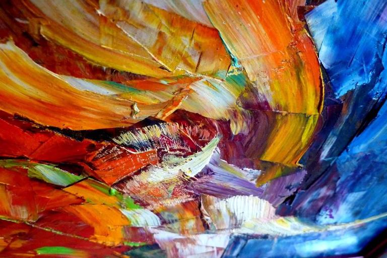 Large Painting by George Russin For Sale at 1stDibs