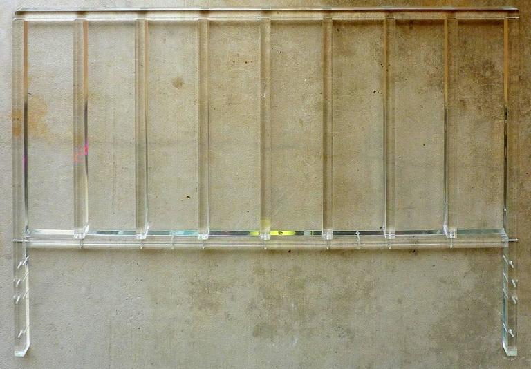 Lucite King Headboard For Sale at 1stDibs | lucite headboard