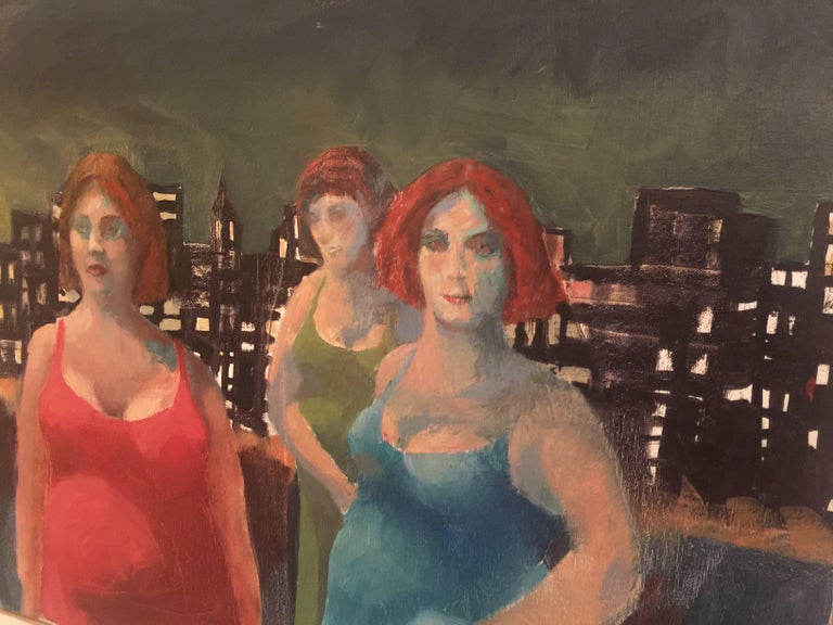 Oil on Canvas Signed V. Madec ? Dated on the Back 12.2.77 For Sale at ...