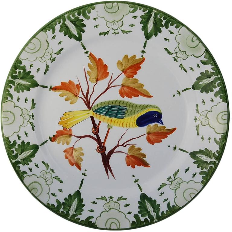 Set of six Tropical Birds Ceramic Plates For Sale at 1stDibs | tropical ...