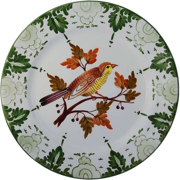 Set of six Tropical Birds Ceramic Plates For Sale at 1stDibs | tropical ...