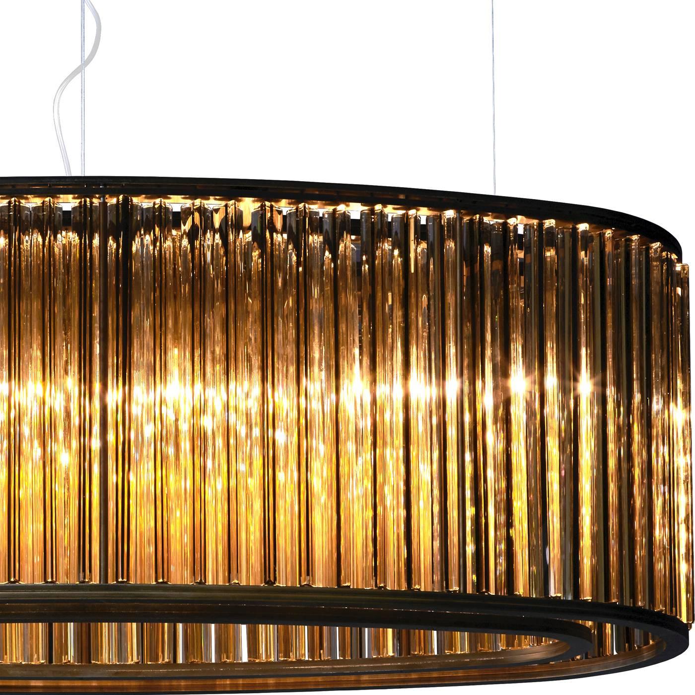 Sophisticated Big Chandelier with an Elliptical Shape For Sale at ...