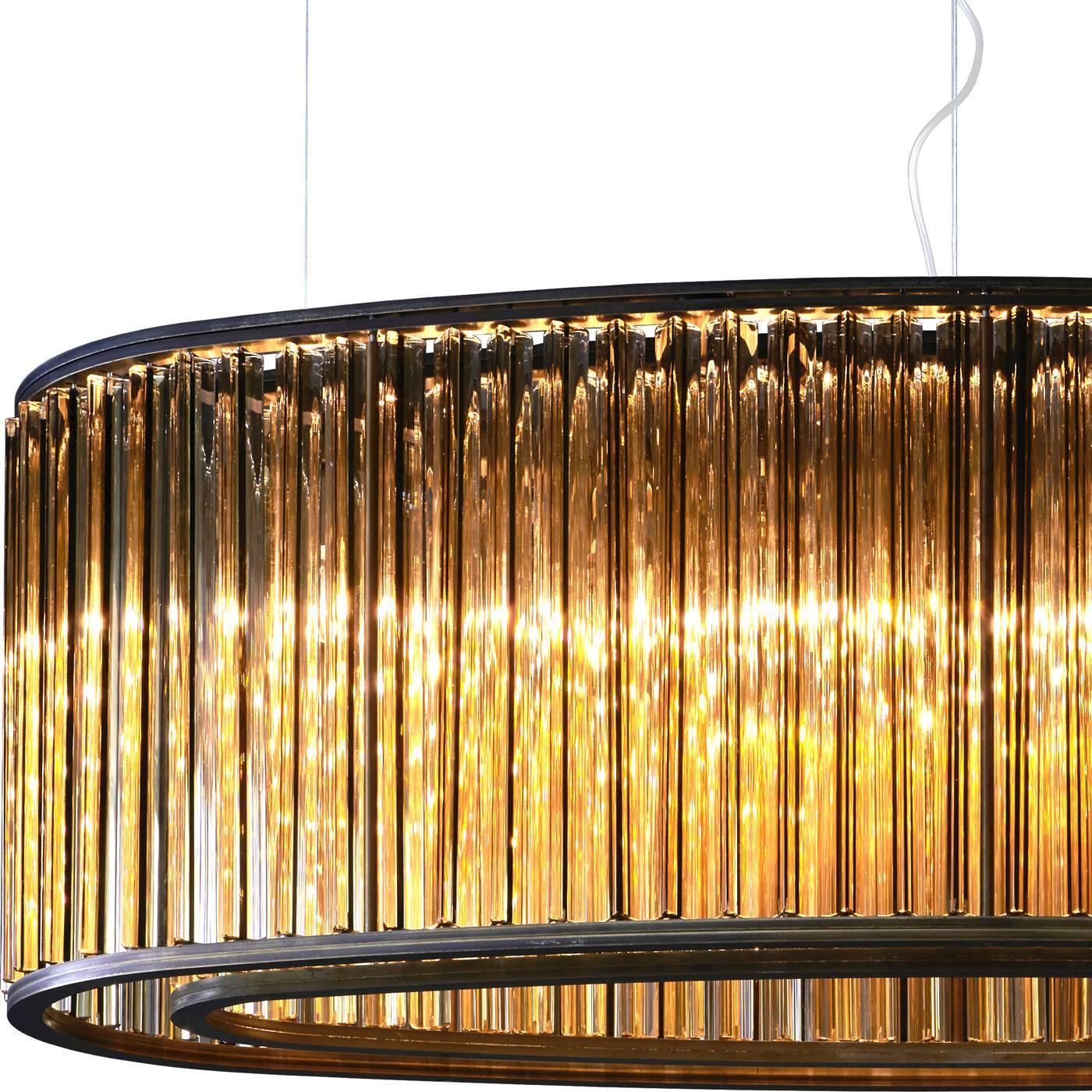 Sophisticated Big Chandelier with an Elliptical Shape For Sale at ...