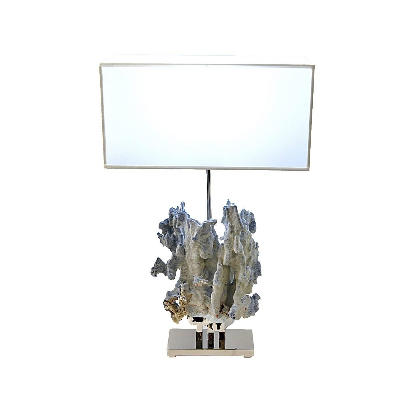 Blue Coral Lamp For Sale at 1stDibs | coral lamps for sale, coral lamps