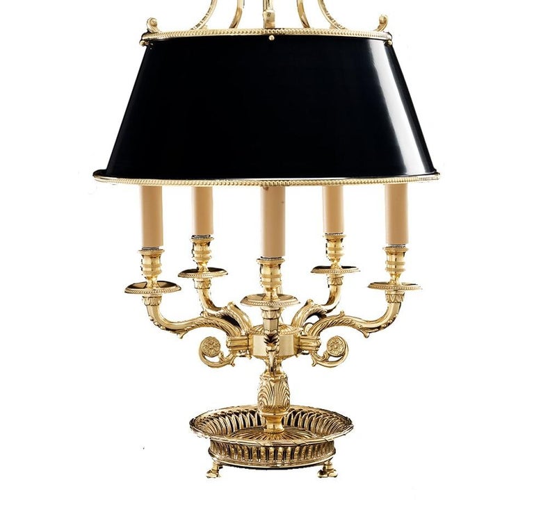 Black Table Lamp Five Lights by Badari For Sale at 1stDibs