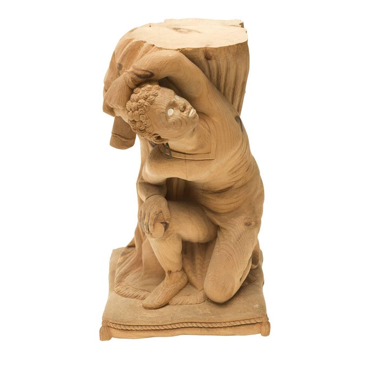 Moretto Wood Sculpture For Sale at 1stDibs