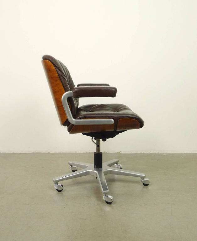 Stoll Giroflex Office Swivel Chair, Switzerland, 1970s at 1stDibs