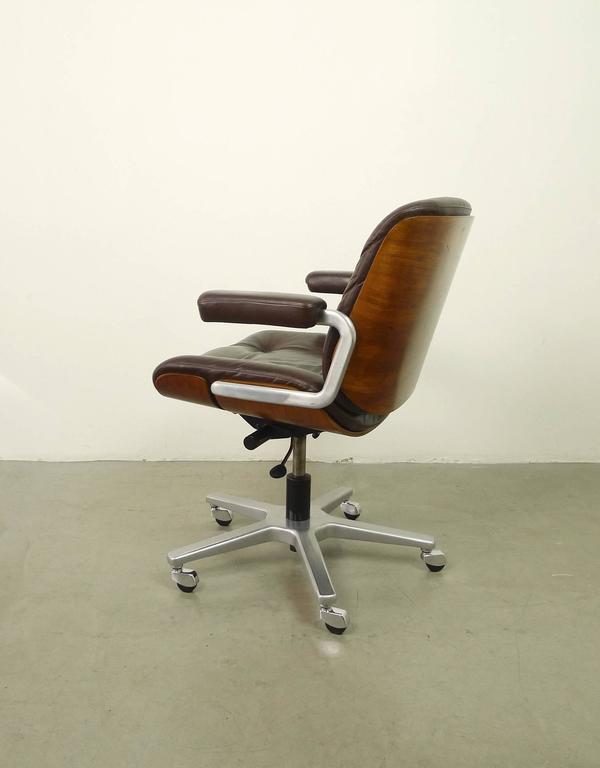 Stoll Giroflex Office Swivel Chair, Switzerland, 1970s at 1stDibs