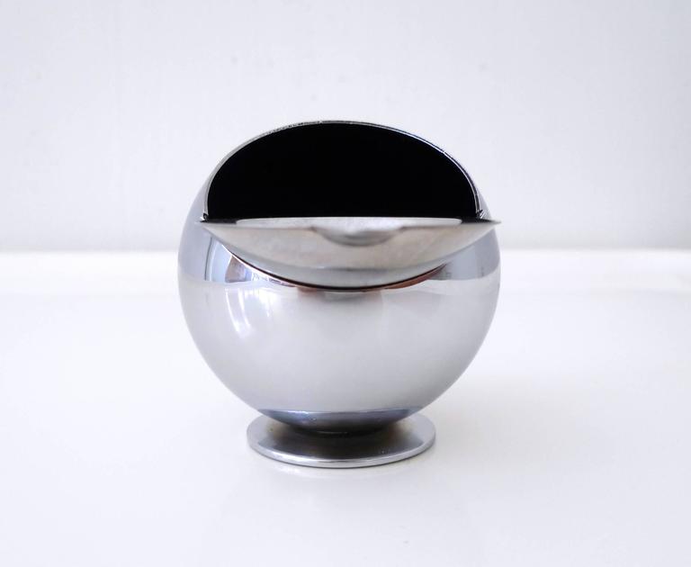 Chrome Smokny Ashtray from F.W. Quist, Germany, 1970s at 1stDibs