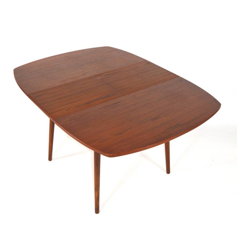 Mid-Century Teak Extendable Dining Table at 1stDibs