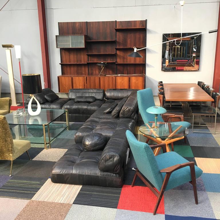 Kai Kristiansen Brazilian Rosewood Wall Unit, Denmark, 1960s at 1stDibs