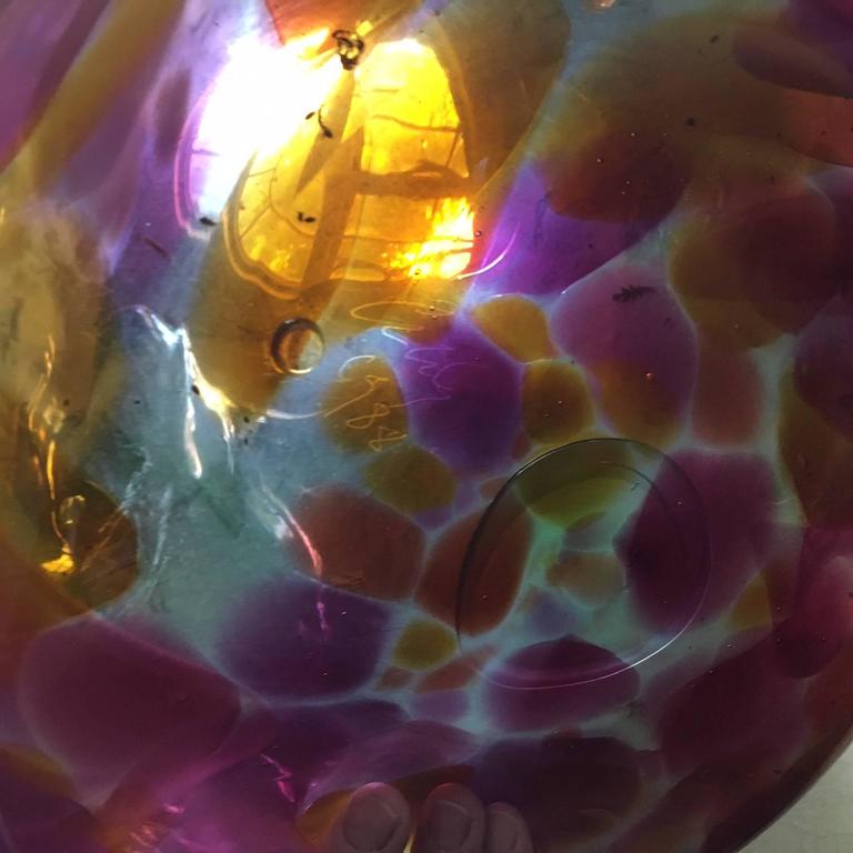 American Dale Chihuly, Blown Glass Massive Seaform Bowl, 1988 For Sale ...