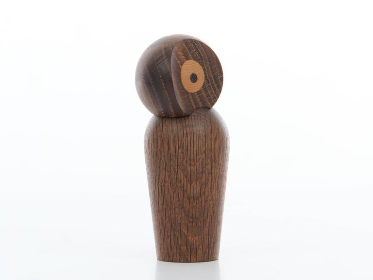Owl in Smoked Oak by Paul Anker Hansen, New Edition at 1stDibs