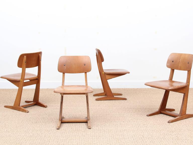 Mid-Century Modern German School Chair by Casala For Sale at 1stDibs ...