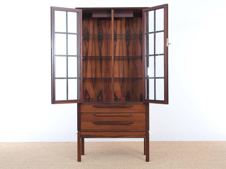 Mid-Century Modern Danish Vitrine in Rosewood at 1stDibs | mid century ...