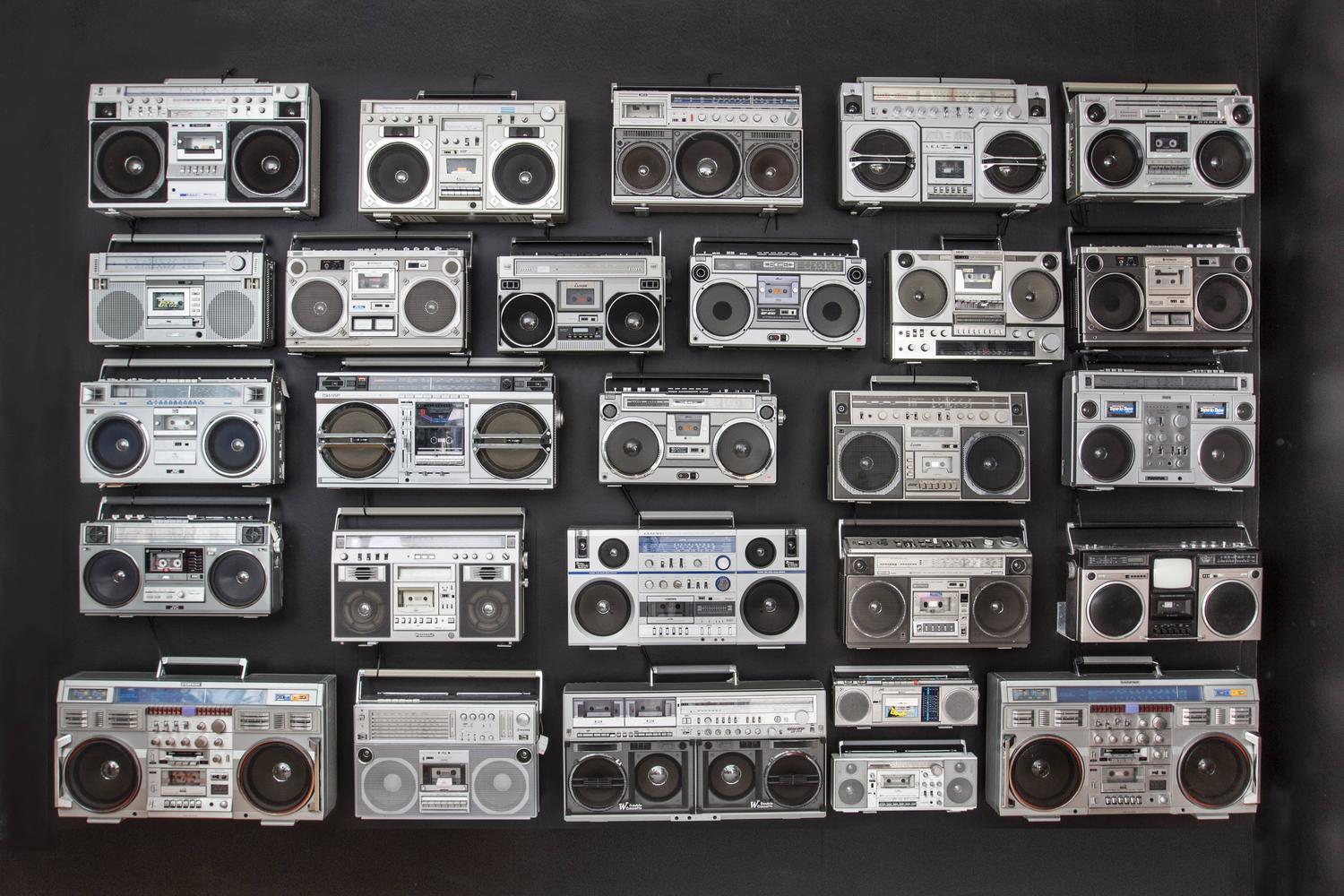 Unique Vintage Boombox Collection from the 1980s For Sale at 1stdibs