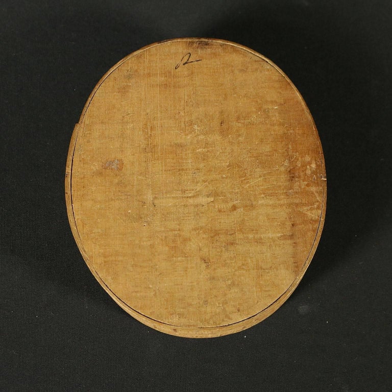 Dame with Puppy Wax Sculpture Polychrome Relief Wax Signed, 18th ...