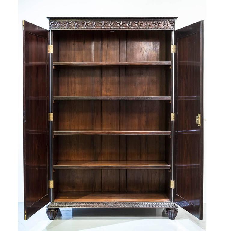 Anglo-Indian or British Colonial Rosewood Cupboard at 1stDibs
