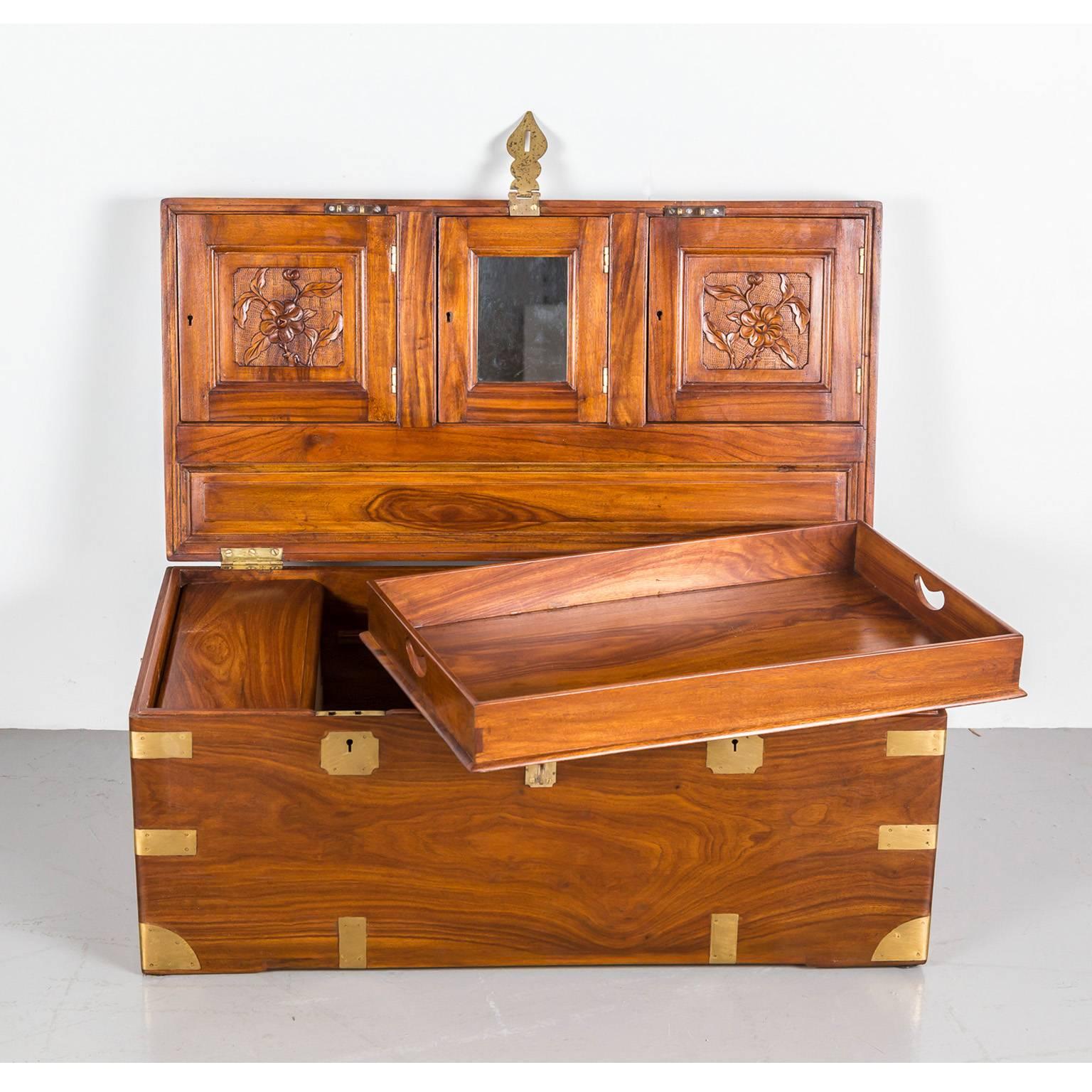 Antique Anglo-Indian or British Colonial Camphor Chest at 1stDibs