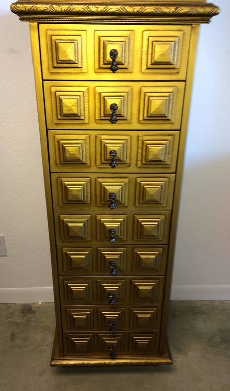 Dorothy Draper-Style Hollywood Regency Custom-Made Chest of Drawers at ...