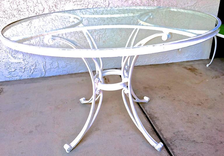 Brown Jordan Patio Table and Chairs Five-Piece Set at 1stDibs