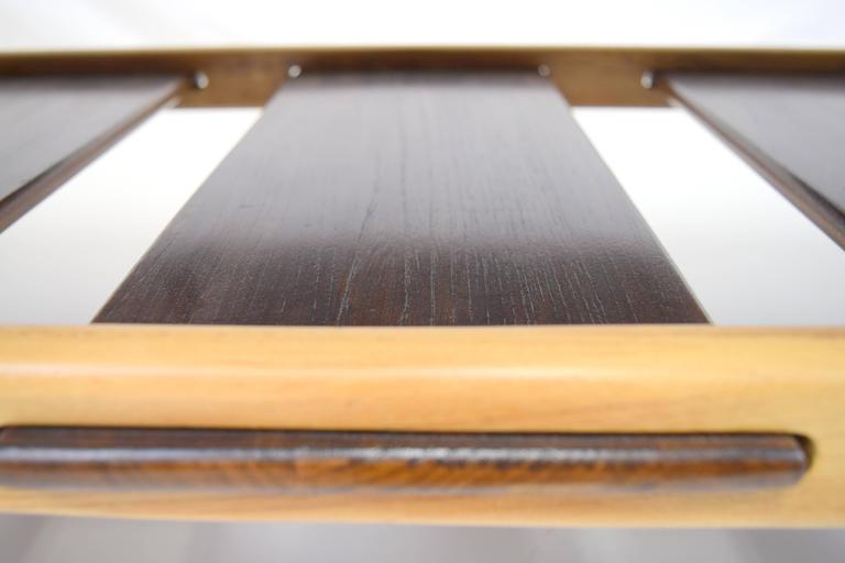 Lawrence Peabody Bleached Walnut Coffee Table Bench for Richardson ...