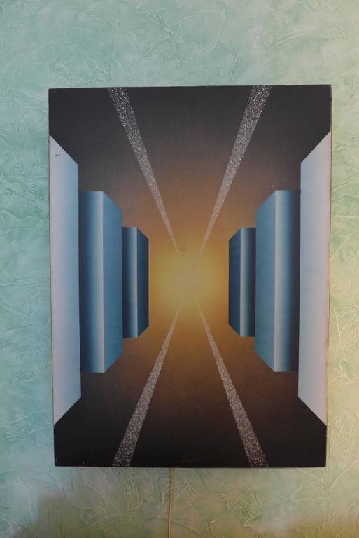 Fantastic Journey Acrylic on Canvas and Electronic by Alain Bisson ...