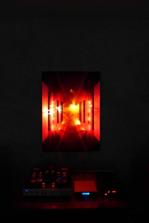 Fantastic Journey Acrylic on Canvas and Electronic by Alain Bisson ...