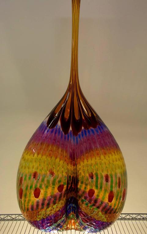 Stephen Rolfe Powell, Glass Murrine Large Vessel, 2000, Signed For Sale ...