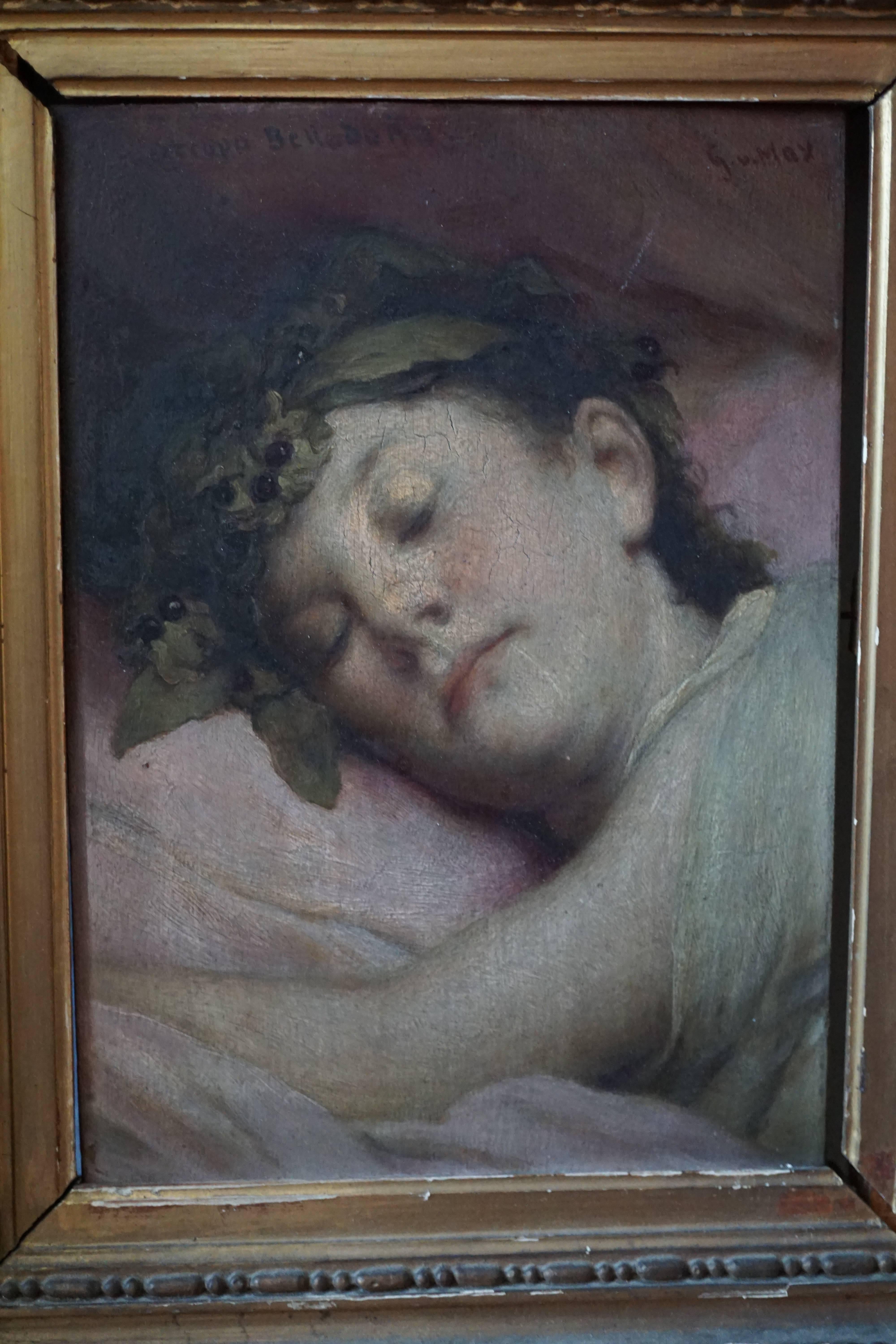 Gabriel von Max, Atropa Belladonna, Oil on Panel, Signed For Sale at ...