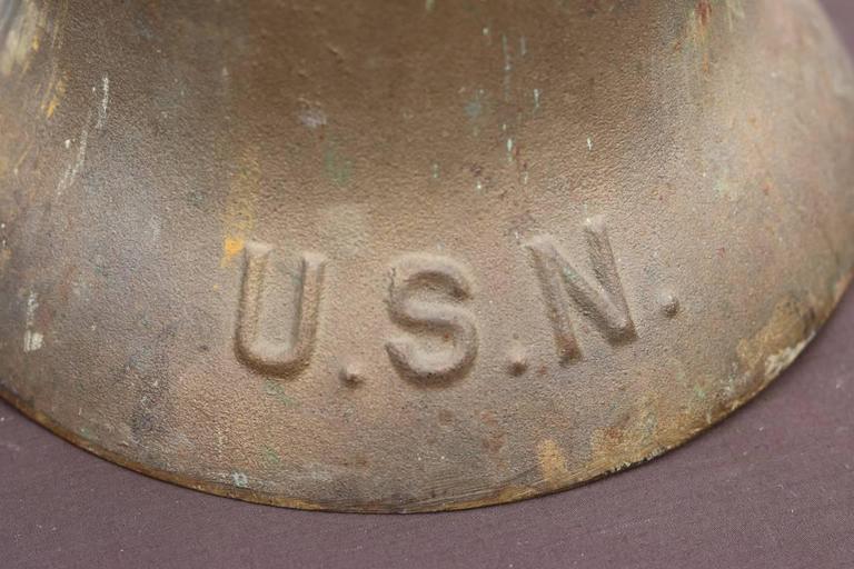 Heavy Bronze US Navy Bell at 1stDibs | royal navy ships bells for sale ...
