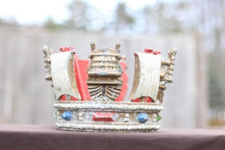 Royal Navy Mast Crown at 1stDibs