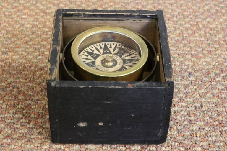Mid-19th Century Boxed Compass at 1stDibs