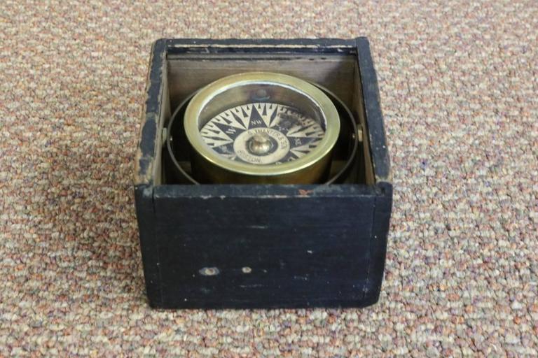 Mid-19th Century Boxed Compass at 1stDibs