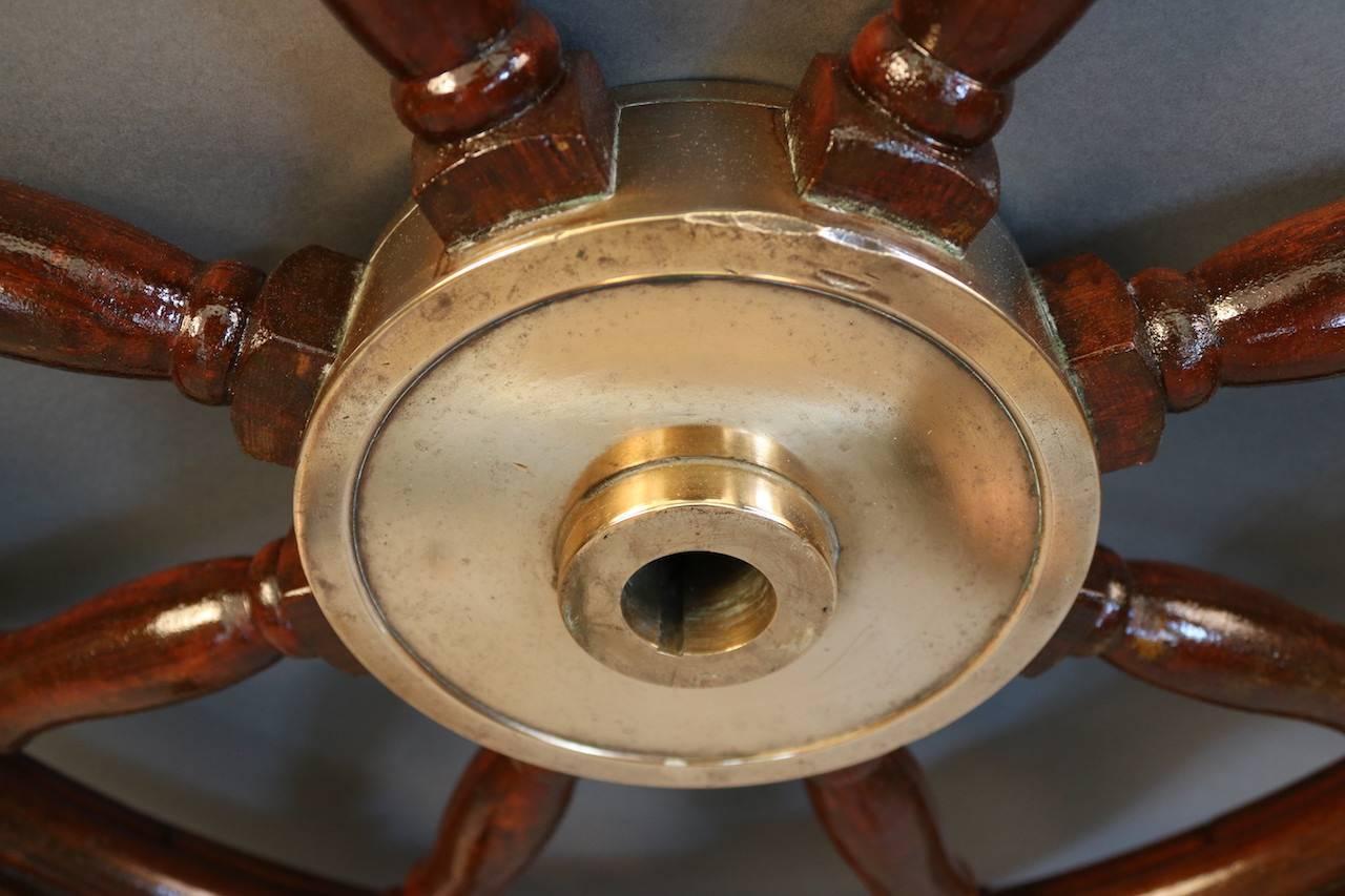 Eight-Spoke Ship's Wheel at 1stDibs