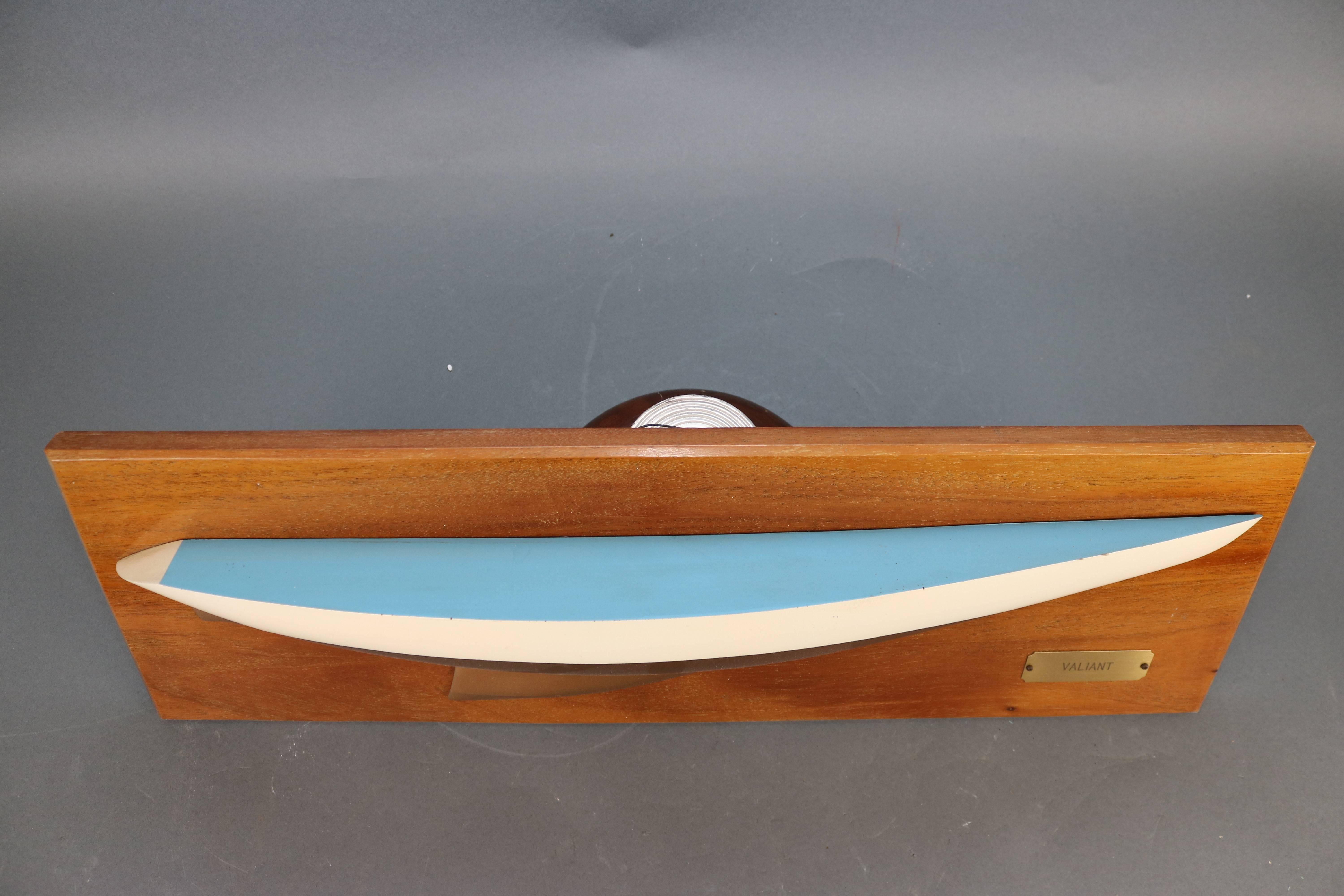 Half Model of 12-Meter Yacht Valiant at 1stDibs | valiant 12 meter