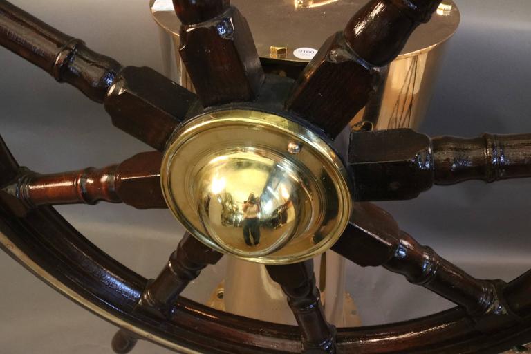 Ship's Wheel on Stand at 1stDibs | ships wheel stand, ship wheel stand ...