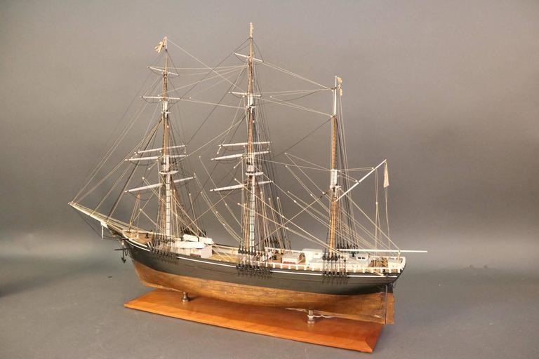 19th Century Sailing Barque by Hitchcock at 1stDibs