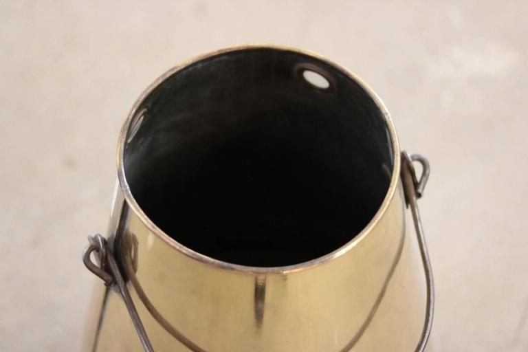 Authentic Brass Cream Bucket at 1stDibs