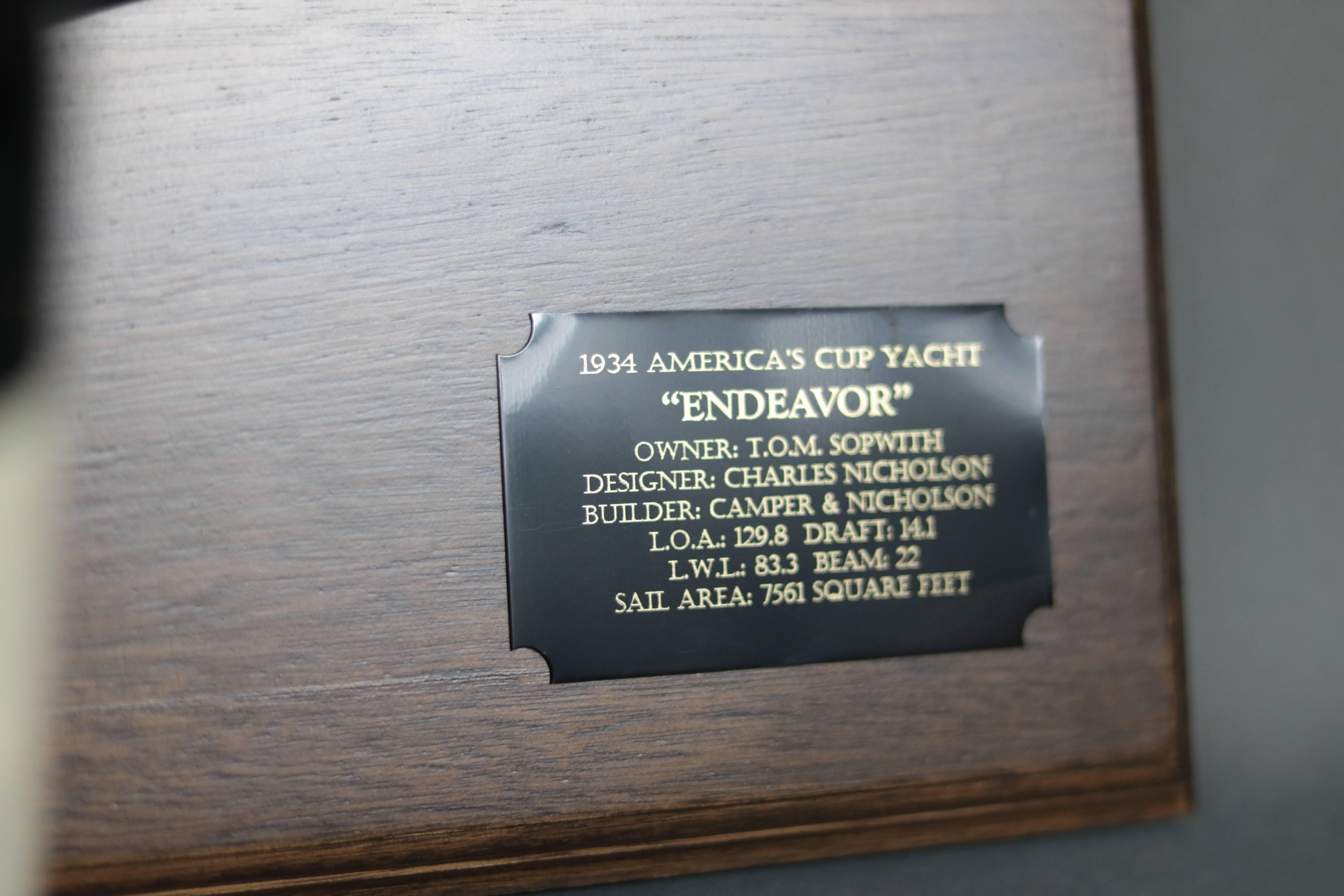 J Class Yacht Endeavour Half Model at 1stDibs | j class yacht model, j ...